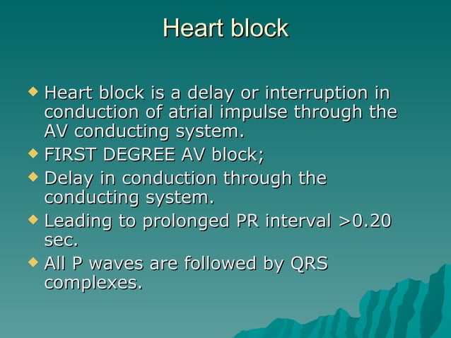 ECG - Mobitz Type II block | PPT
