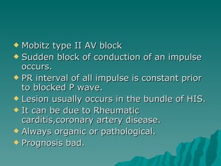ECG - Mobitz Type II block | PPT