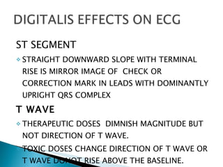 ECG: Digitalis Effect | PPT | Heart and Cardiovascular Diseases ...