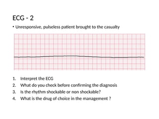 ECG OSCE.pptx from examination point of view | PPTX