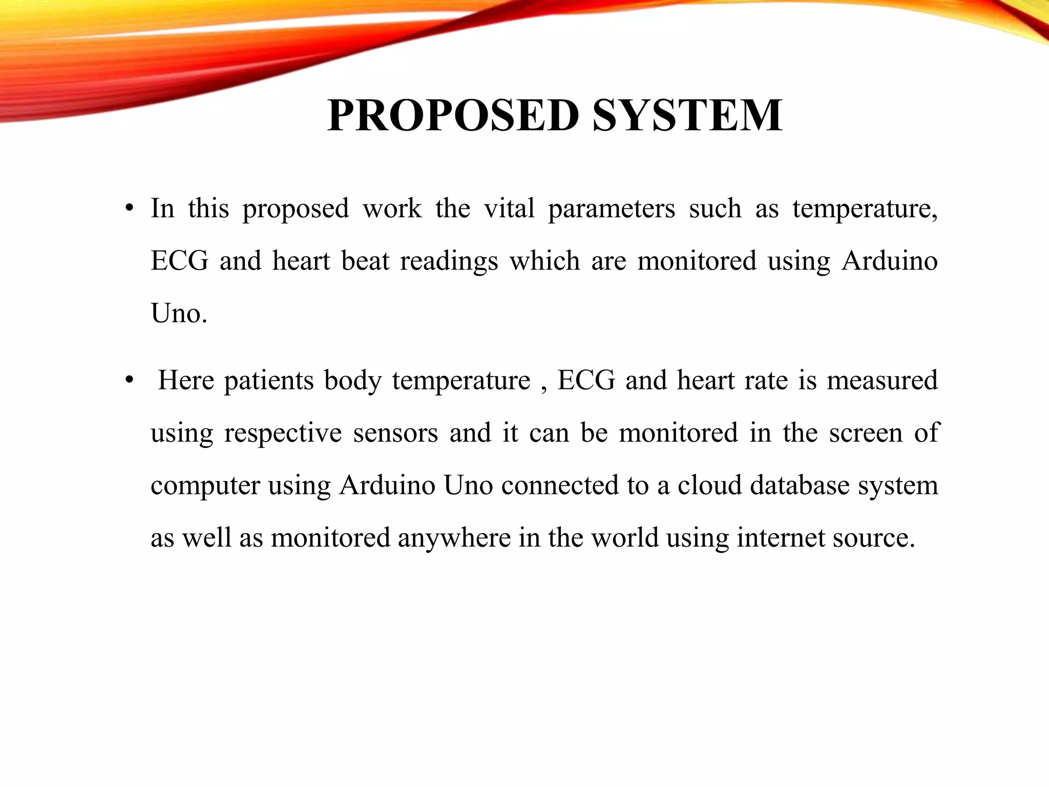 IOT BASED HEALTH MONITORING BY USING PULSE OXIMETER AND ECG | PPTX