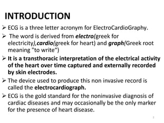 ELECTROCARDIOGRAPHY (ECG) | PPTX