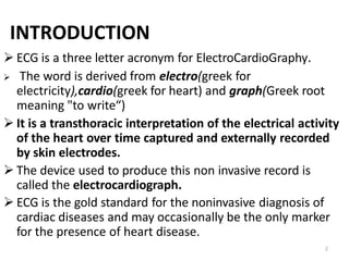 ECG(Electrocardiogram) presentation | PPTX