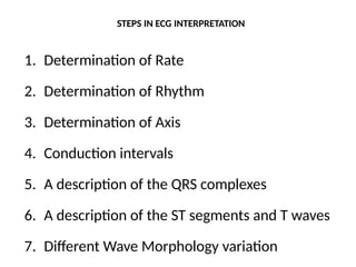 ECG_PRESENTATION by a doctor ecg overview | PPTX