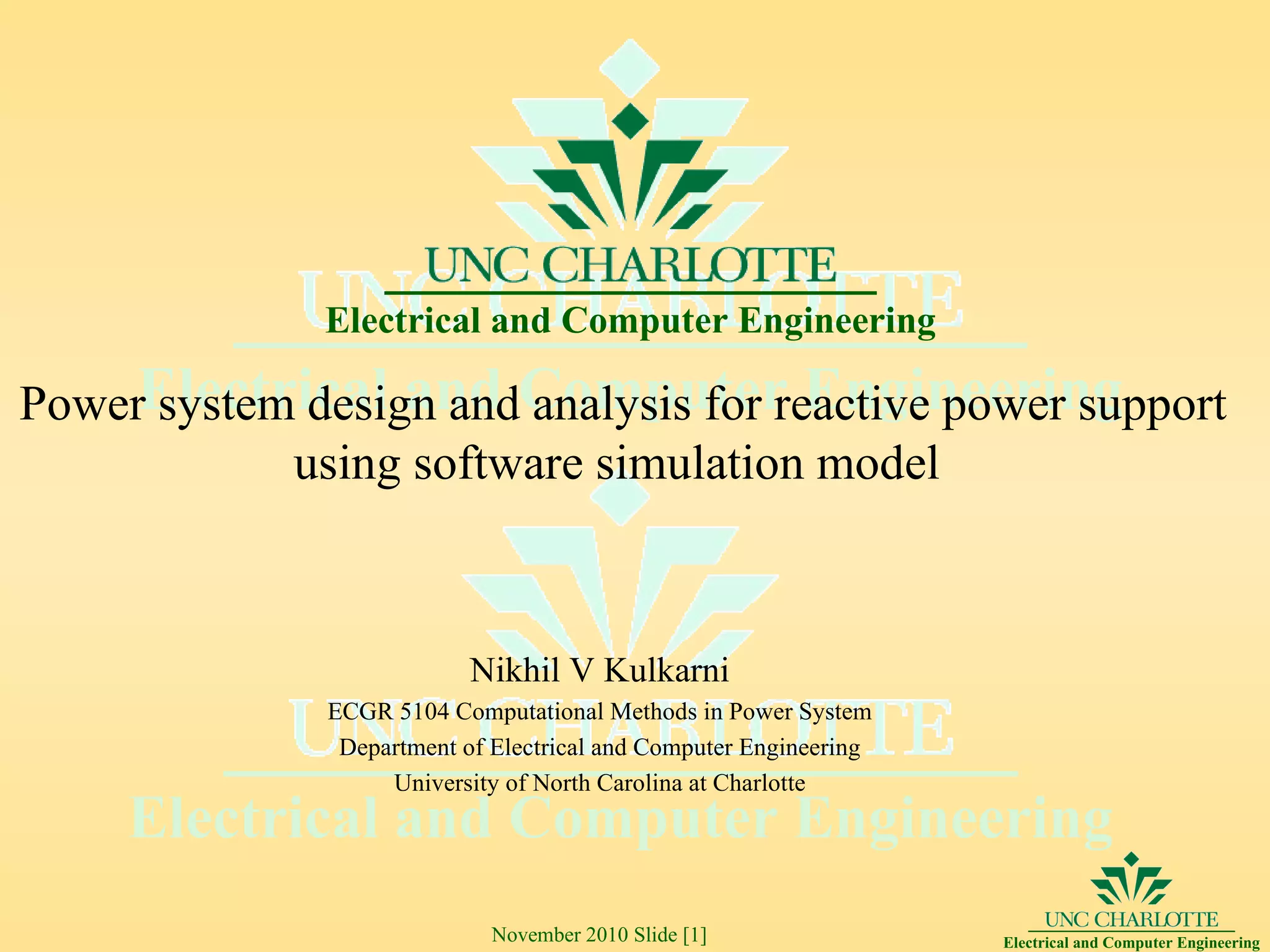 Modeling And Analysis Of 31 Bus Power System Using Software Simulation In Psat And Etap Ppt