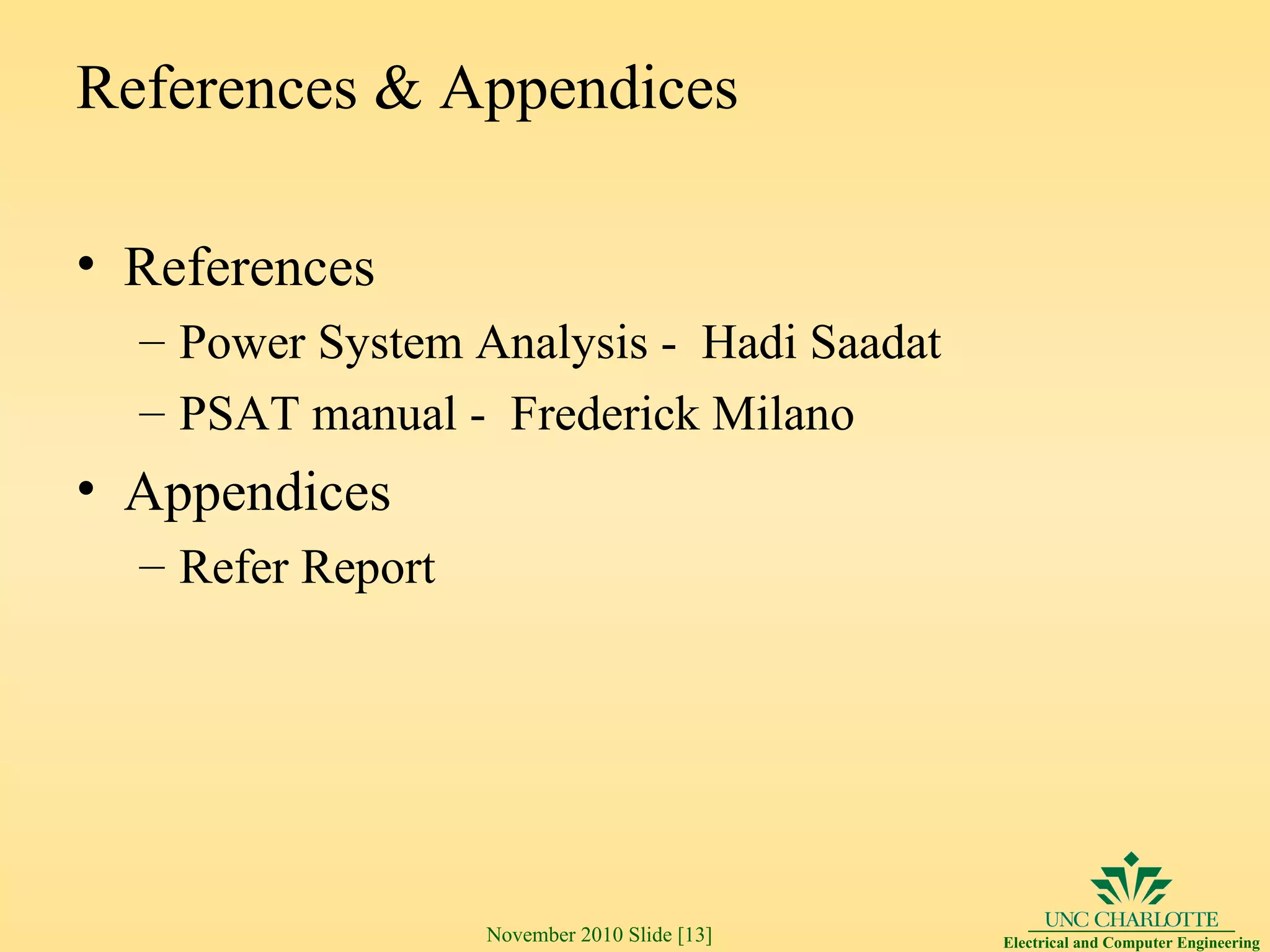 Modeling & Analysis of 31 Bus Power System using Software simulation in PSAT & ETAP | PPT