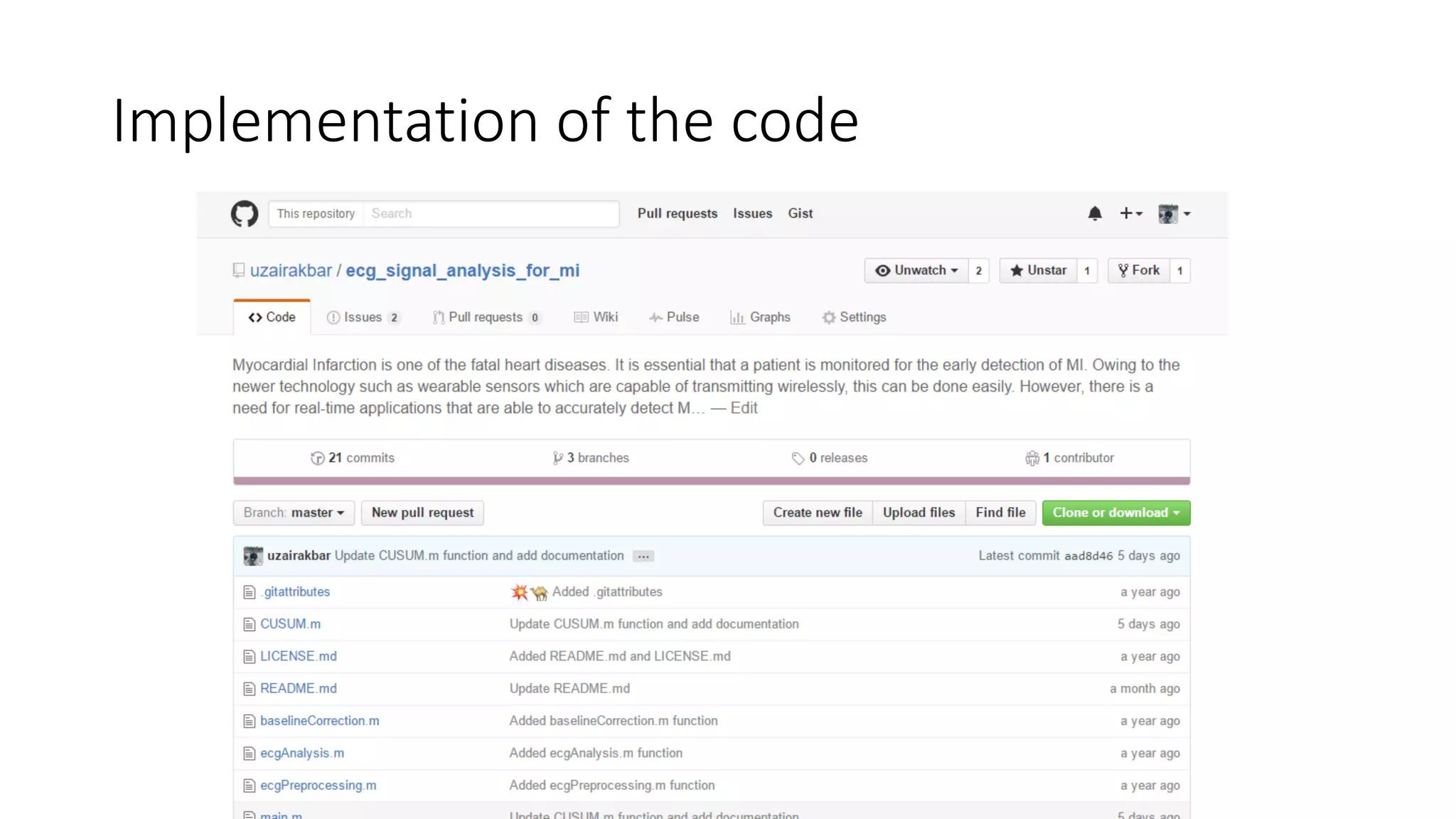 Ecg Signal Analysis For Myocardial Infarction Detection Ppt