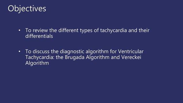 Ecg vtach brugada & vereckei algorithm mec elino | PPTX | Heart and ...