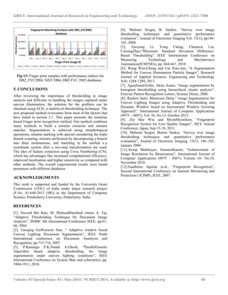 Ech a novel multilevel thresholding technique for minutiae based fingerprint recognition | PDF ...