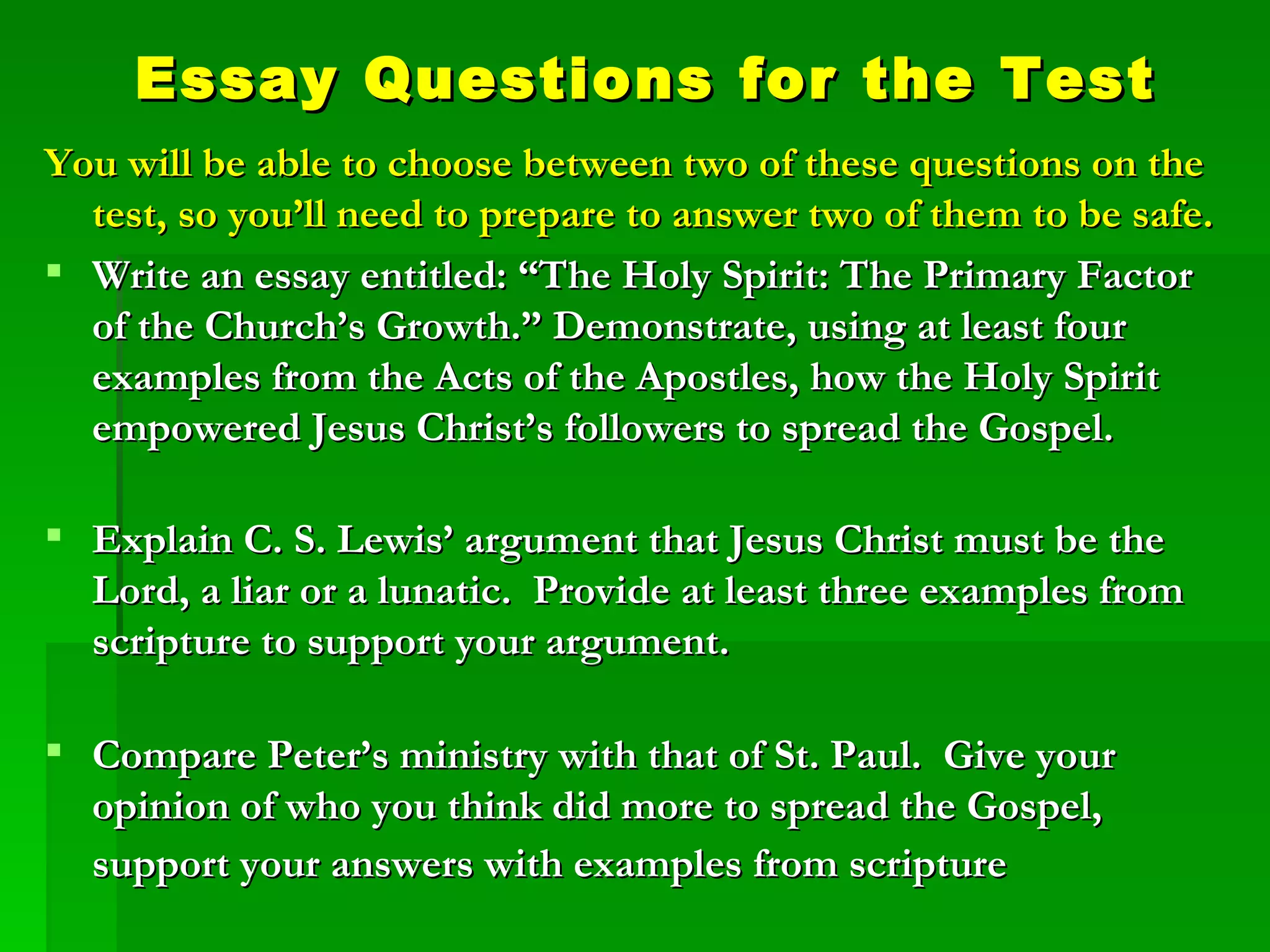 E:\Ch Power Point Presentations\Chapter One Jesus Christ And The ...