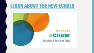 E chalk training | PPT