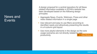 ECHA Website Customer Insight Study Summary Report | PPTX | Web ...