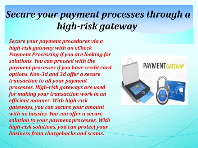 E check payment processing | PPT