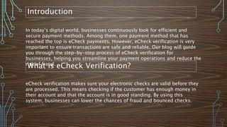 eCheck Verification A Step-by-Step Process for Businesses.pptx
