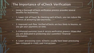 eCheck Verification A Step-by-Step Process for Businesses.pptx