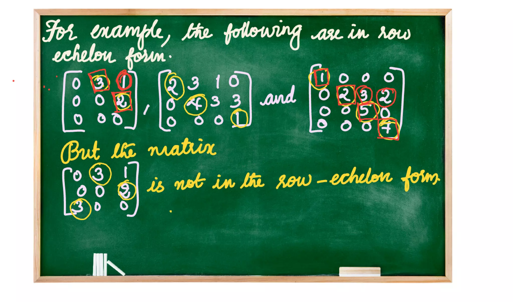 Echelon form of a matrix | PDF