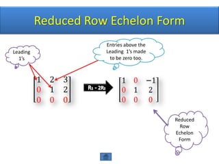 Echelon forms | PDF