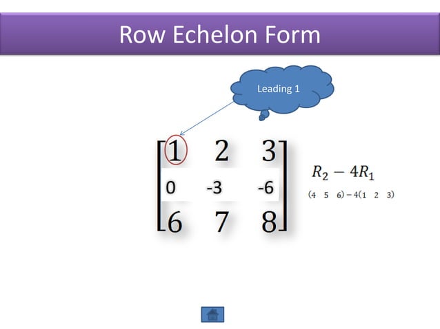 Echelon forms | PDF