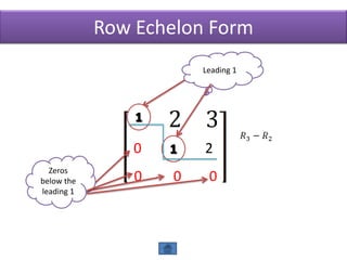 Echelon forms | PPT