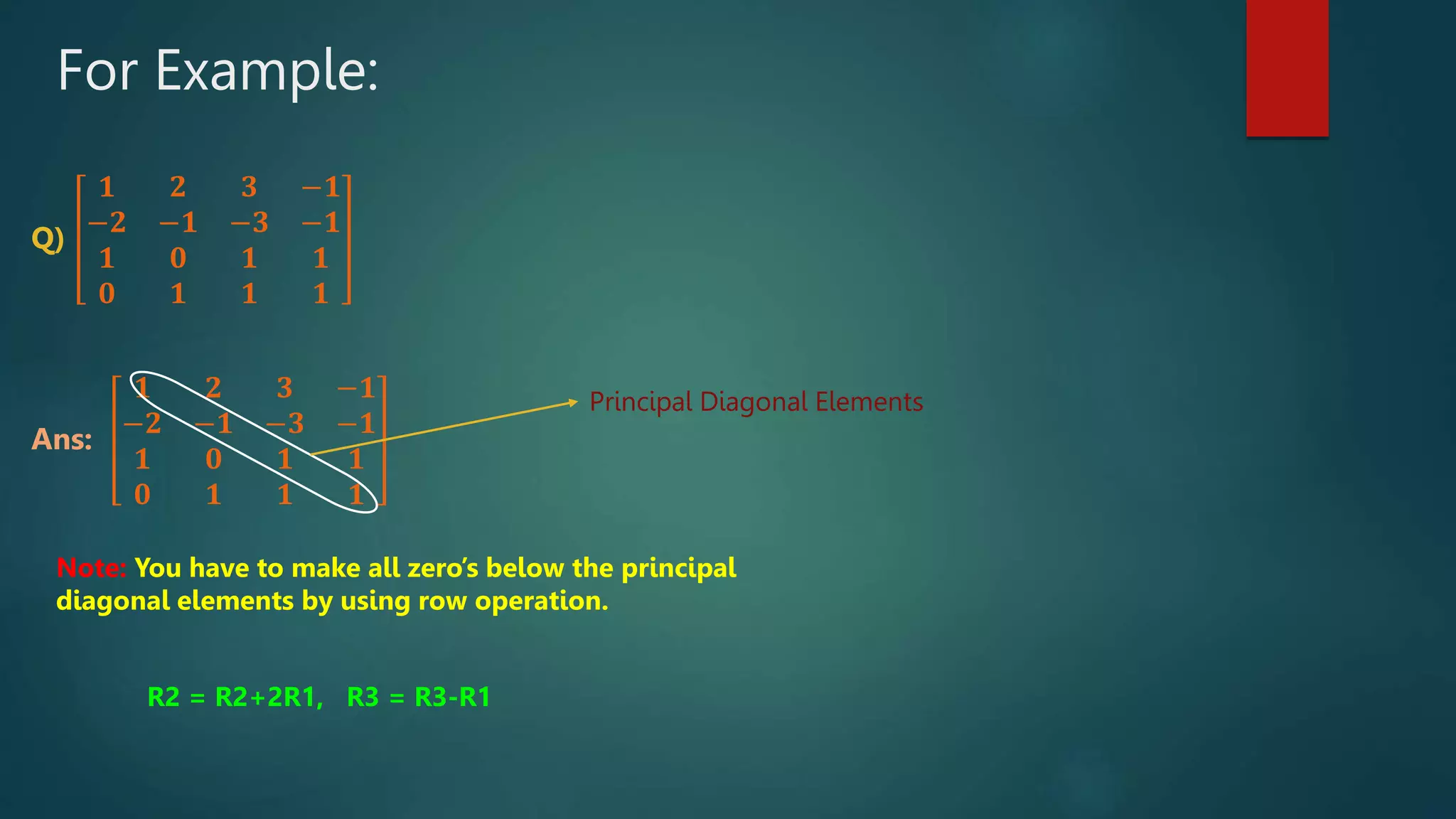 Echelons form | PPTX