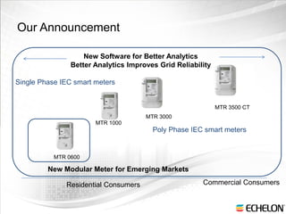 Echelon Smart Metering - Grid Analytics | PDF | Internet of Things ...