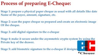 Electronic cheque | PPTX