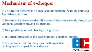 Electronic cheque | PPTX
