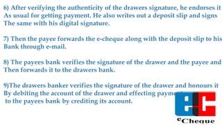Electronic cheque | PPTX