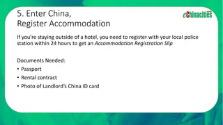 Work Visa and Resident Permit Rules of China | PPTX