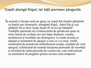 Echinocțiu de primavară | PPTX