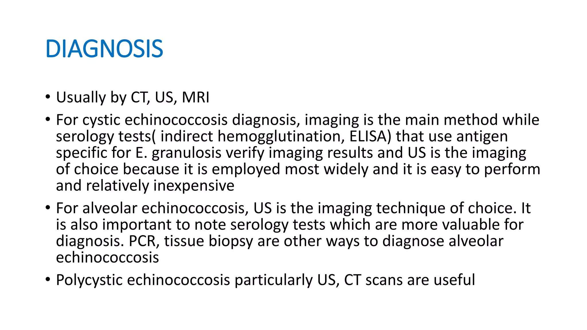 Echinococcosis | PPTX