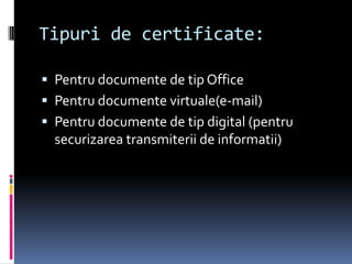 Semnatura digitala | PPTX