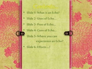 Echo | PPTX