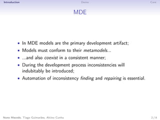 Model Transformation and Repair with Echo | PPT