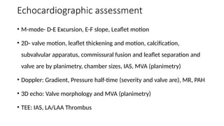 Echocardiographic assessment of mital valve anatomy | PPT