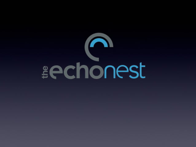 Echo nest-api-boston-2012 | PPT