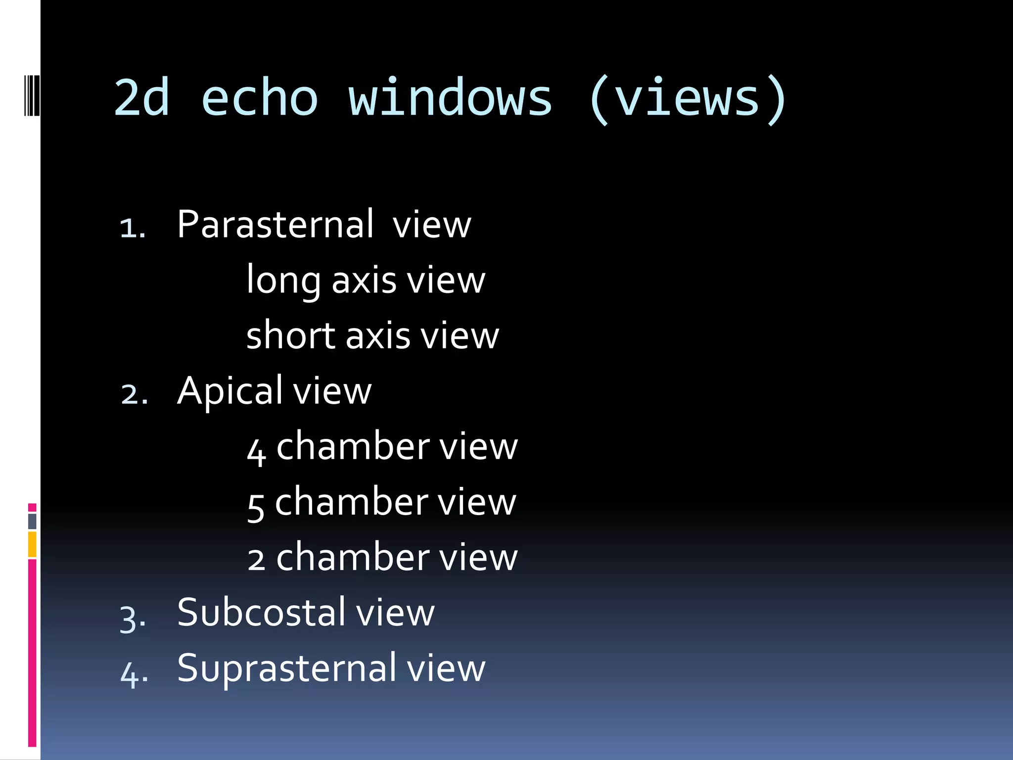 Echocardiogram - Basics | PPTX