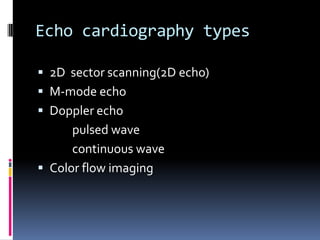 Echocardiogram - Basics | PPTX