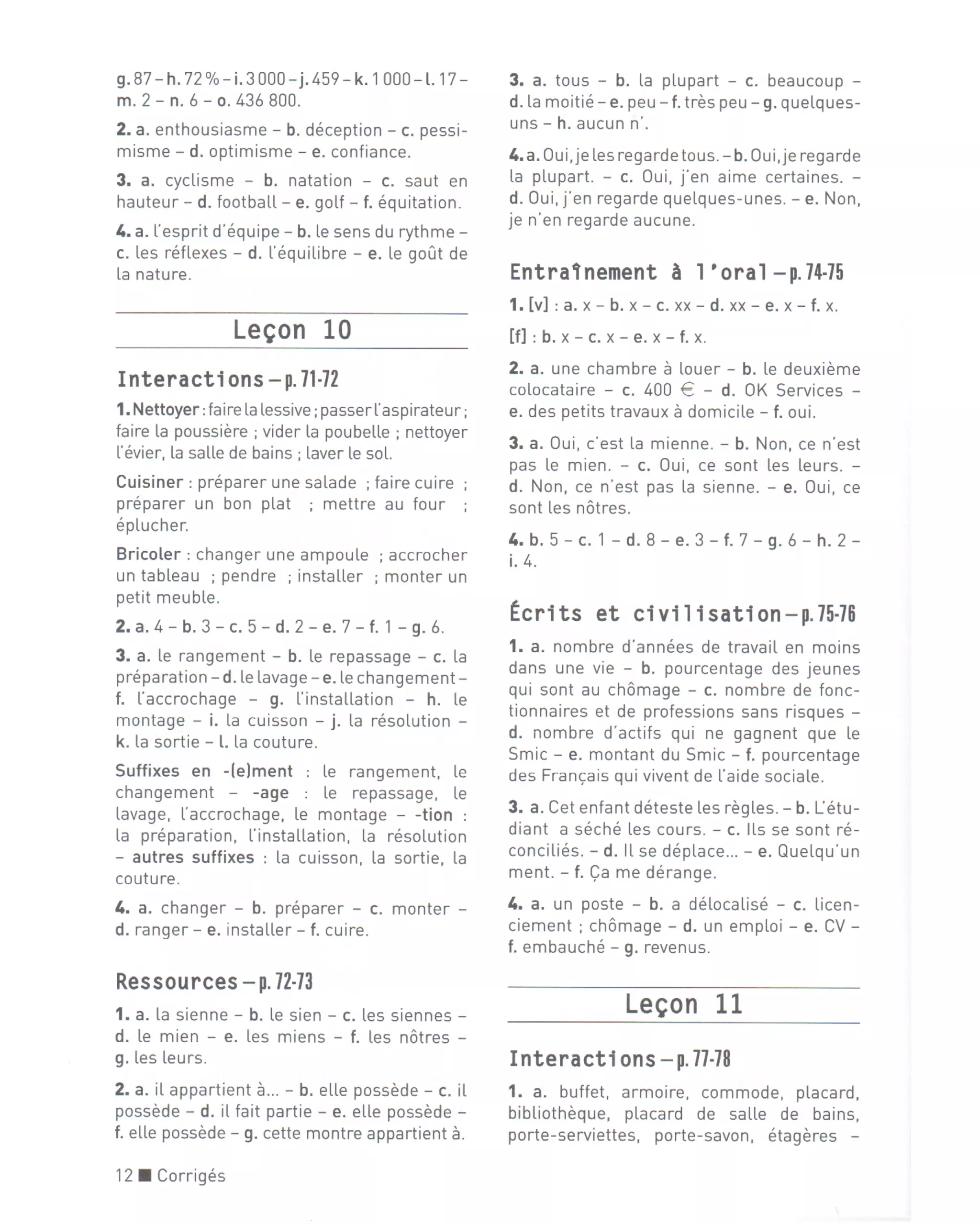 Echo a2 corriges | PDF