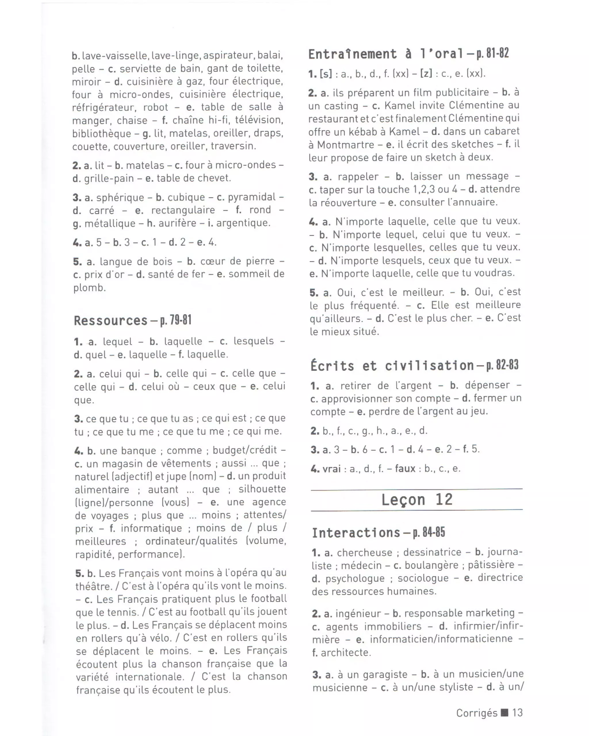 Echo a2 corriges | PDF