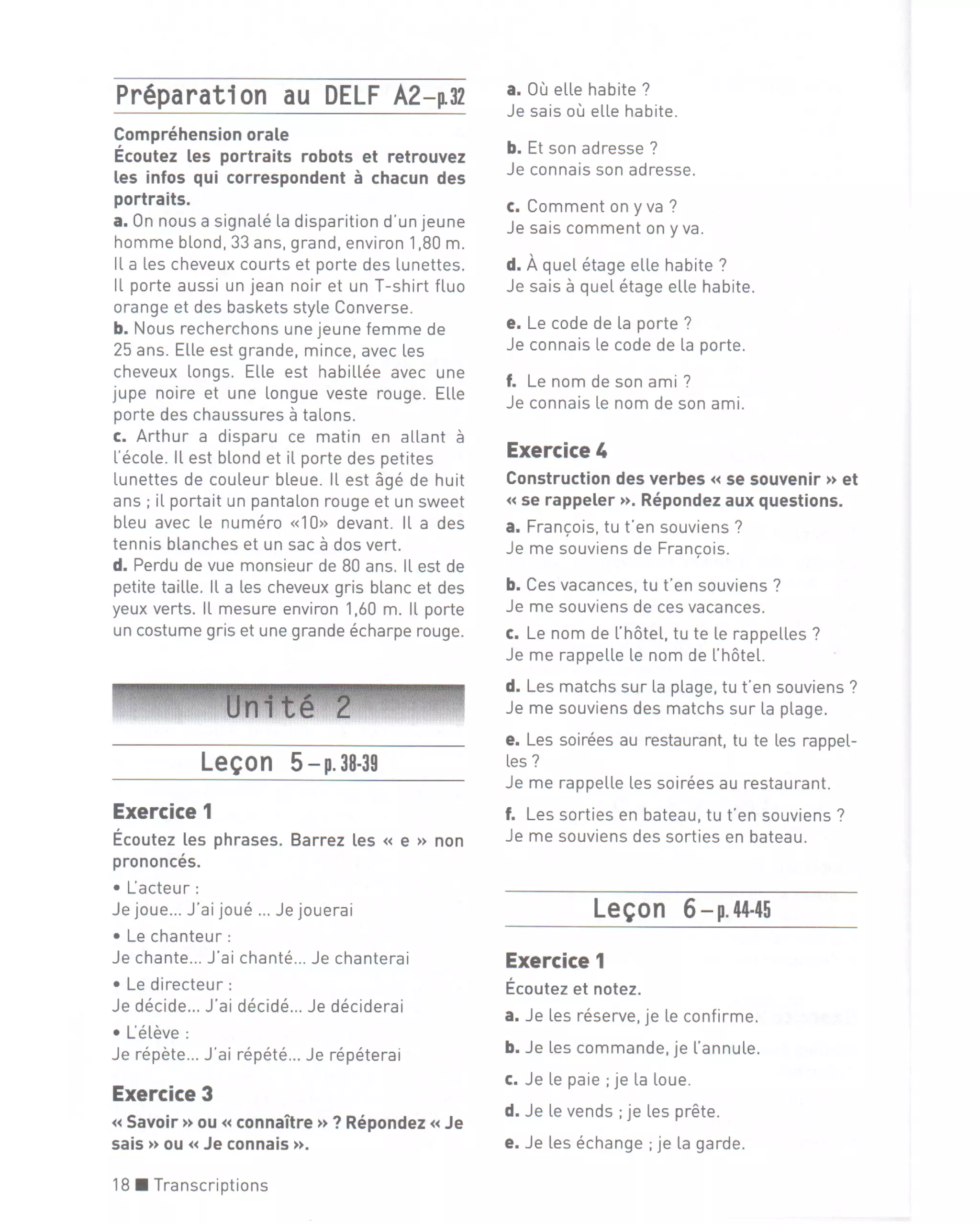 Echo a2 corriges | PDF