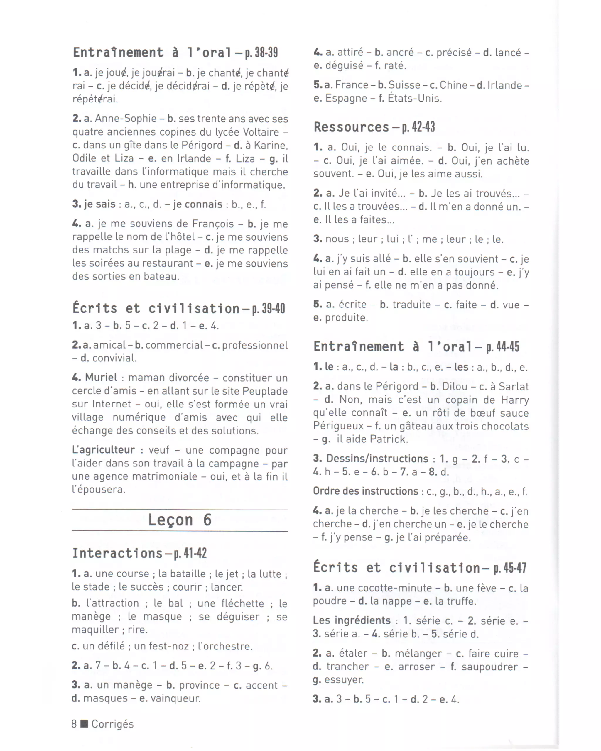 Echo a2 corriges | PDF