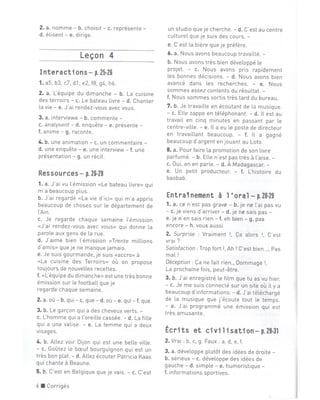 Echo a2 corriges | PDF