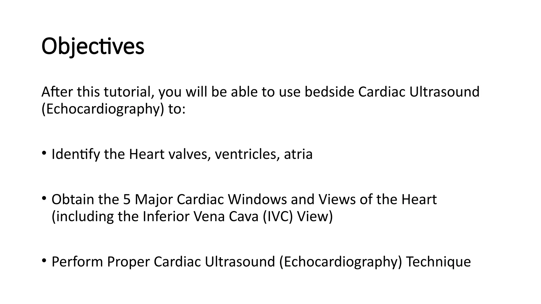 NORMAL ECHOCARDIOGRAPHIC ANATOMY OF THE HEART | PPTX