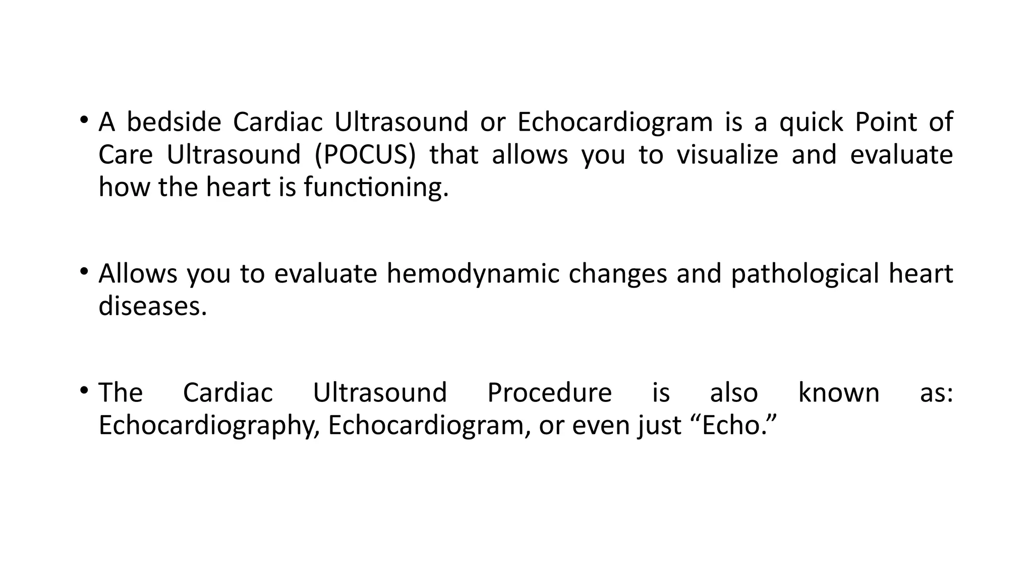 NORMAL ECHOCARDIOGRAPHIC ANATOMY OF THE HEART | PPTX