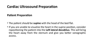 NORMAL ECHOCARDIOGRAPHIC ANATOMY OF THE HEART | PPTX