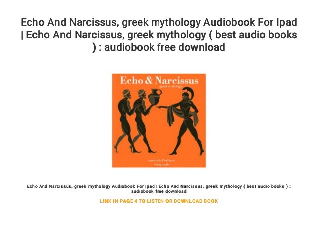 Echo And Narcissus... greek mythology Audiobook For Ipad | Echo And ...