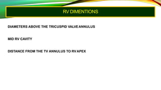 Echo assesment of rv function | PPTX | Heart and Cardiovascular ...