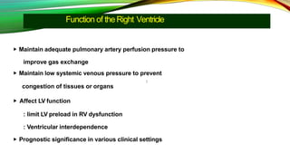 Echo assesment of rv function | PPTX | Heart and Cardiovascular ...