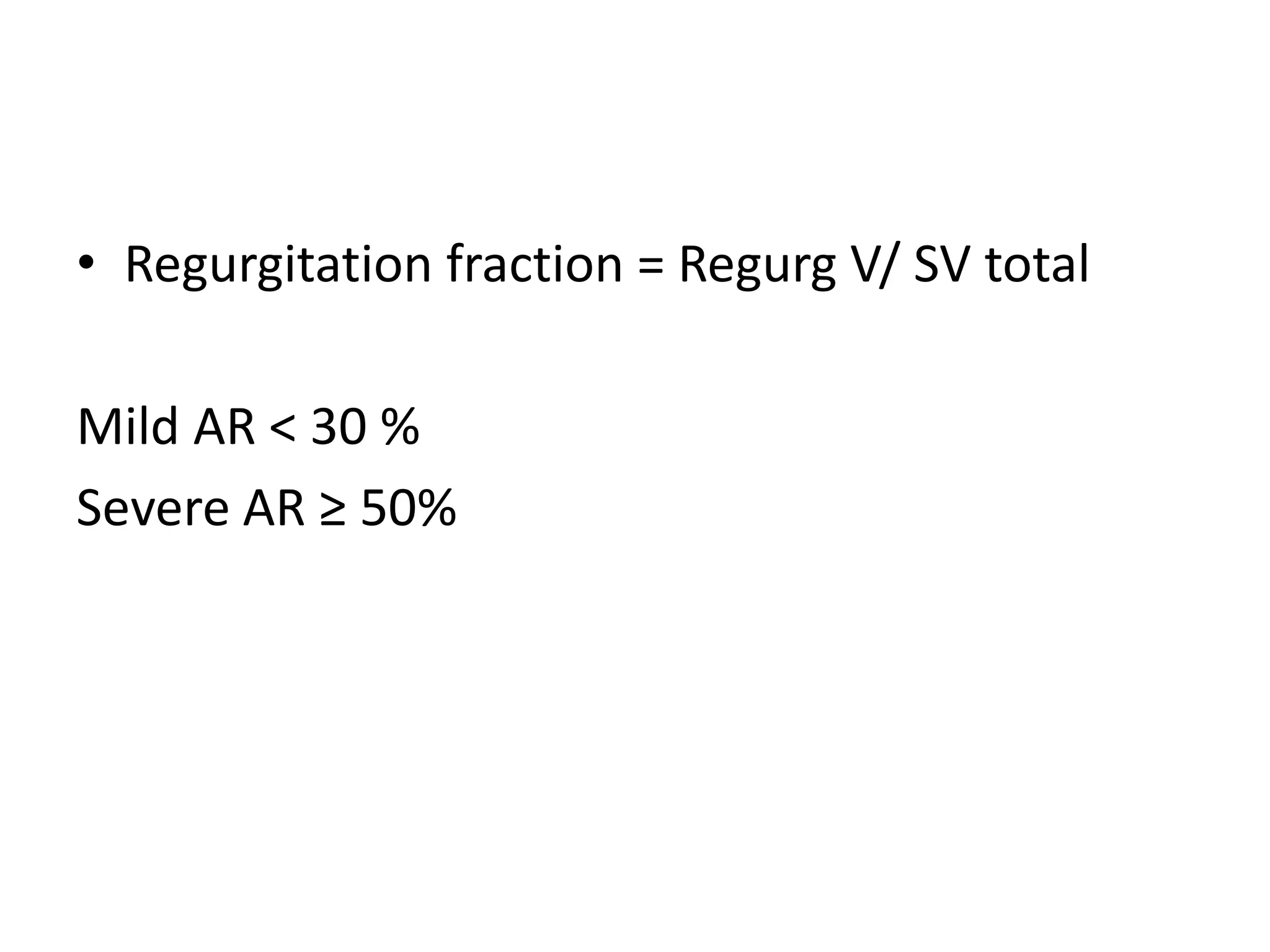 Echo assessment of Aortic Regurgitation | PPTX | Heart and ...